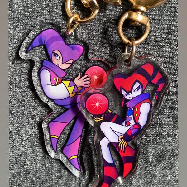 Catboy Glass Joe & Great Tiger - Punch-out!! Acrylic Charms - Etsy