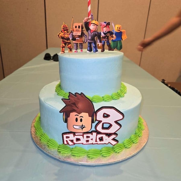 3D Roblox Letters or Numbers - 3D Roblox Number Birthday - Etsy