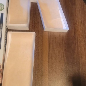 Letter or Number Fillable Box in White W/free CRINKLE PAPER Filler Any ...