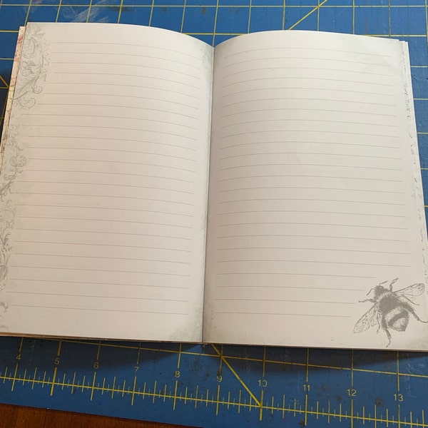 Junk Journal, Ink Saver, Stamped Edges, Journal Pages, Blank, Lined ...