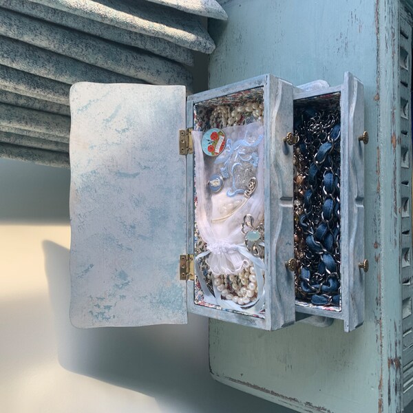 Paper Mache House With Tiny Furnishings, Back Yard, and Poetry ...
