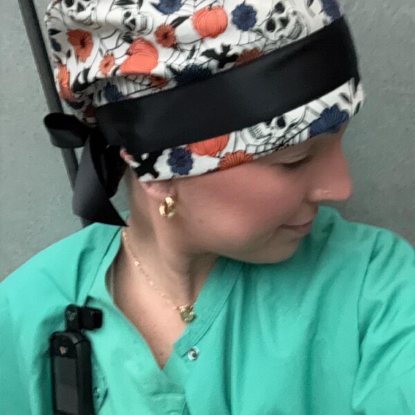 Scrub Hat by Kimkaps Surgical Hat European Scrub Cap Pink White Green ...