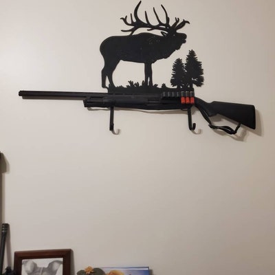 ELK Gun Holder, Hunting, Gun Holder, Hunting Gift for Men, Hunter Gift ...