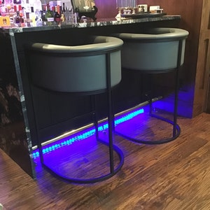 Custom Polished Brass Bar Foot Rail Kit High Quality Metal Bar Foot ...