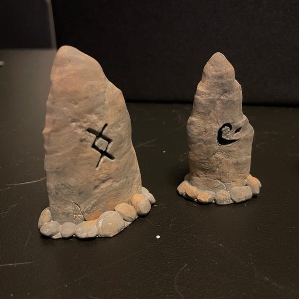 Column With Torch, LED Fantasy Miniatures, Light Effect, Dnd, TTRPG ...