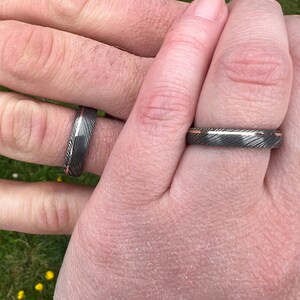 New Infinity His and Hers Tension Set Titanium Wedding Rings: - Etsy