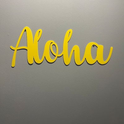 Custom Metal Vertical Word Print Font Your Custom Text - Etsy