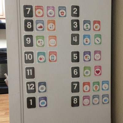 Editable Daily Kids Routine Cards I Toddler Visual Routine I Morning ...