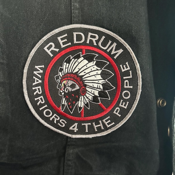 Distressed Redrum Gray Warriors for the People - Etsy