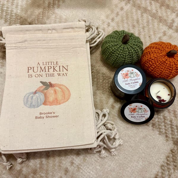 10 Personalized Fall Rustic Wedding Favors - Fall Wedding Candle Favors ...