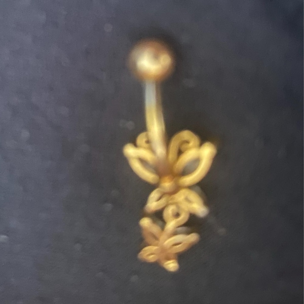 14k Solid Gold Rook Piercing,daith,internally Threaded Curved Barbell.2 ...