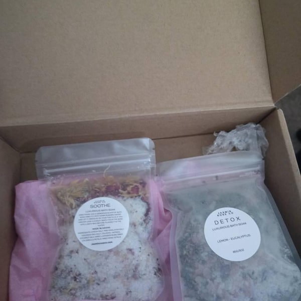 Luxury Bath Soak Set, Bulk Bath Salts, Wholesale Bath Salts Bags, Bath ...