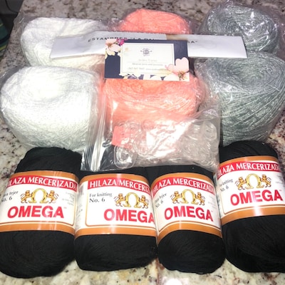 Crystal Yarn 2 Pieces / 2 Piezas Hilo Crystal 100 Gramos Por Bolita - Etsy