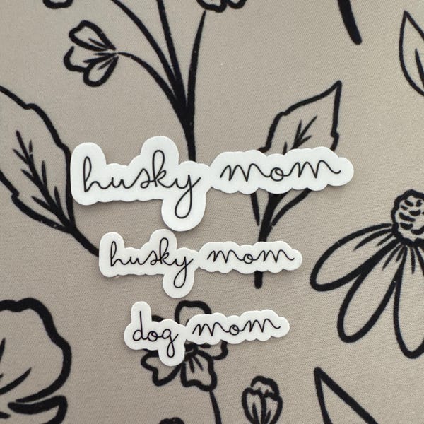 I Work Hard so My Dog Can Have Nice Things Sticker, Dog Mom Sticker ...