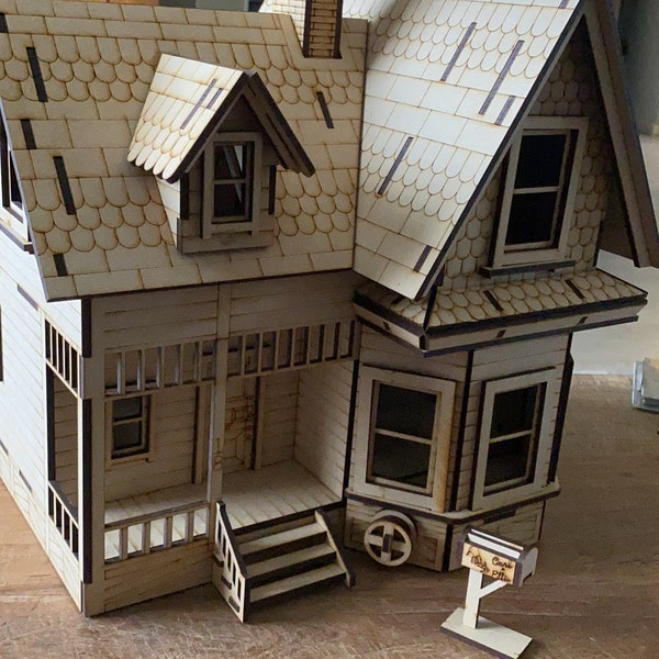 UP House Detailed MDF Model Kit - Diy - Etsy