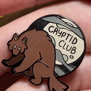 Cryptid Club Hard Enamel Pin - Etsy