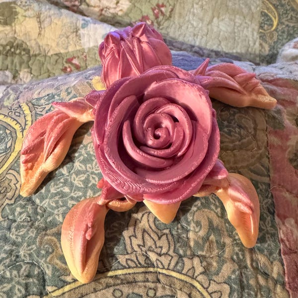 Fire Sprite Dragon STL Print Files, Articulating Flexi Wiggle Pet ...