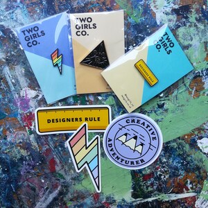 Designers Rule Enamel Pin | Etsy