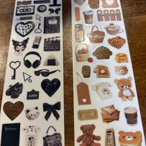 Cuteness Overload Sticker Sheet Korean Stationery, Cute Kpop Photocard ...