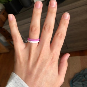 Stackable Silicone Rings Create your own set and color scheme | Etsy