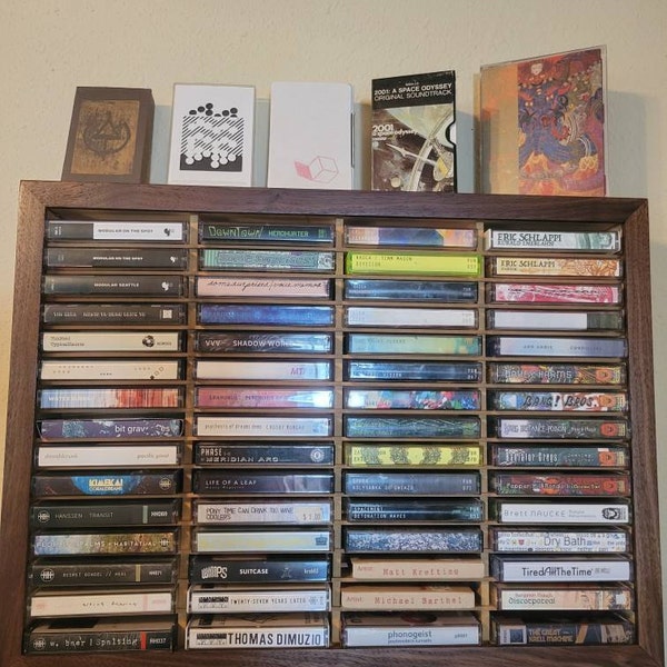 60 Slot Cassette Tape Holder - Etsy