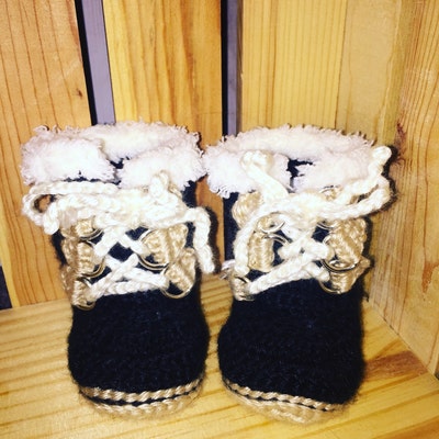 PDF CROCHET PATTERN Baby's First Expedition Winter Boots - Etsy