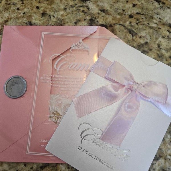 Clear Acrylic Invitation, Wedding Invitation, Acrylic Wedding ...