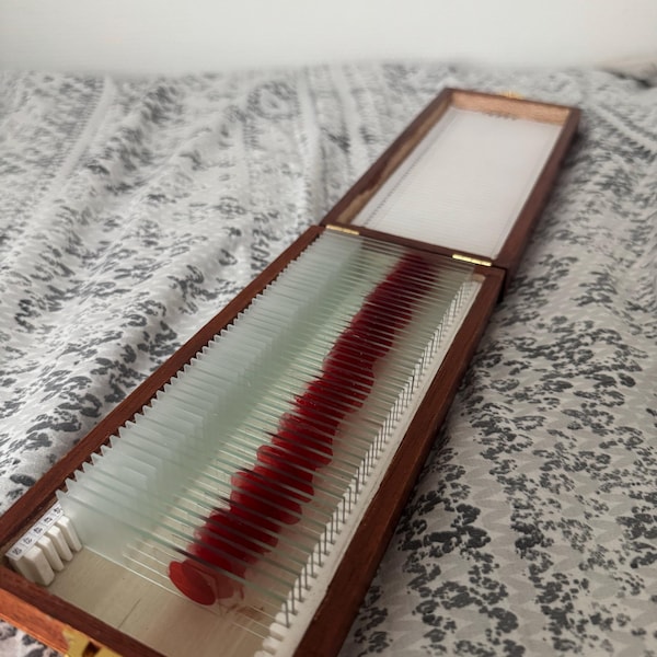 Dexter Blood Slide Box Mahogany - Etsy Australia