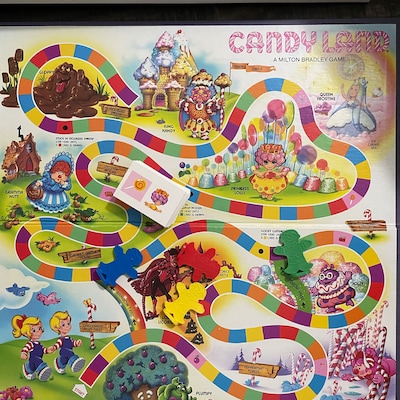 Vintage Candyland Milton Bradley Board Game 1999 Candy Land 90s Toys ...