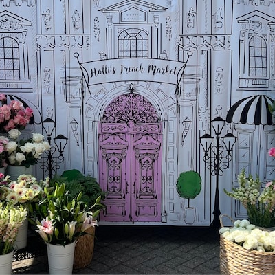Custom Digital French Bakery Backdrop Design - Etsy
