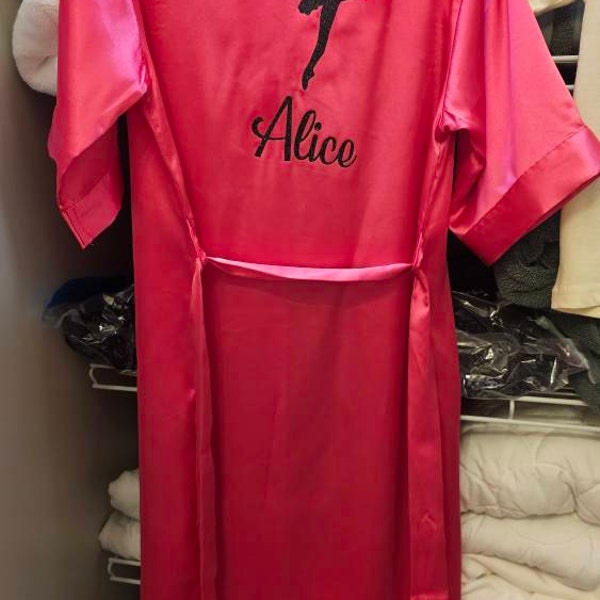Kids Robe - Ballet Birthday Party Favor - Satin Robe for Kids - Ballet ...
