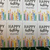 Printable Happy Birthday Gift Tag Template Watercolor Candles - Etsy