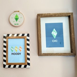 Brewster Animal Crossing Fan Art Embroidered Frame Wall Display ...