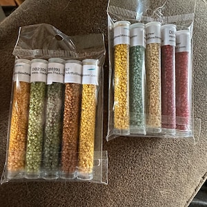 Miyuki Delica Japanese Seed Bead Bead Set Color Palette Bead Weaving ...