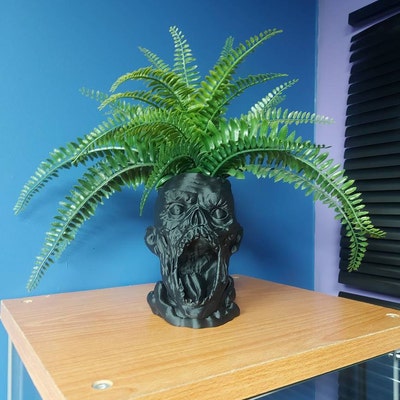 Horror Planter Zombie Bust Plant Pot, Scary & Dark Gothic Sculpture - Etsy