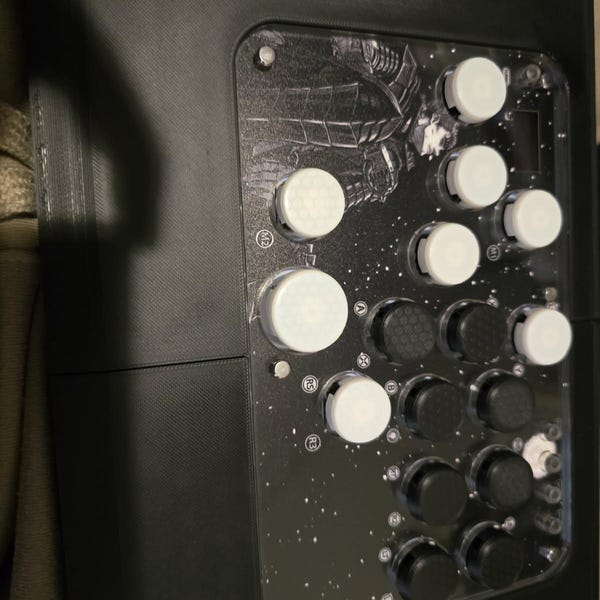 DIY Leverless All Button Controller Case for Sanwa and Similar Buttons ...