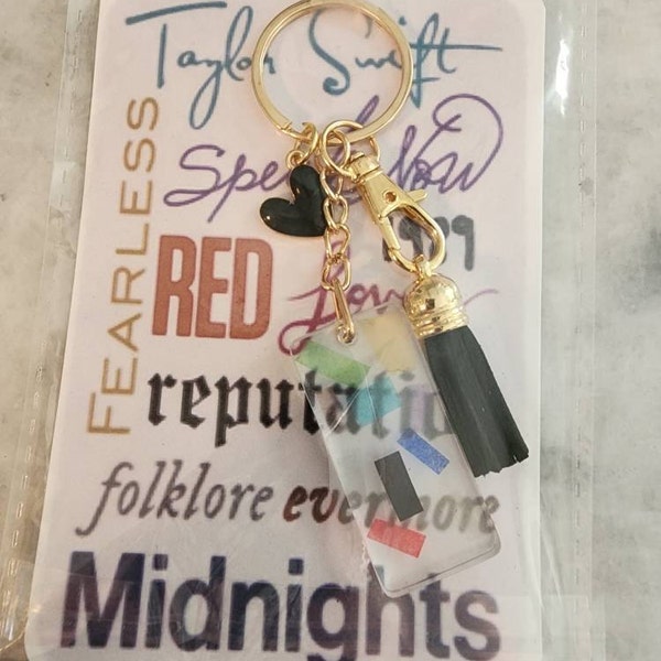 Eras Tour Concert Confetti Hand Made Keychain. - Etsy