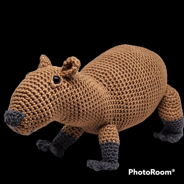 PATTERN PDF Amigurumi Toy Crochet Capi, the Capybara - Etsy
