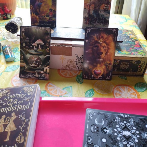 Indie Tarot Deck & Guidebook • 'journey to Oz and Wonderland ...