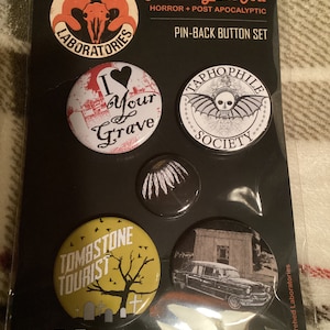 The Stuff Horror Movie Logo Buttons. 1.5 80s Retro Cult - Etsy