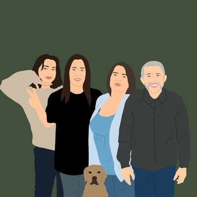 Custom Faceless Portrait, Faceless Portrait Print, Custom Portrait ...