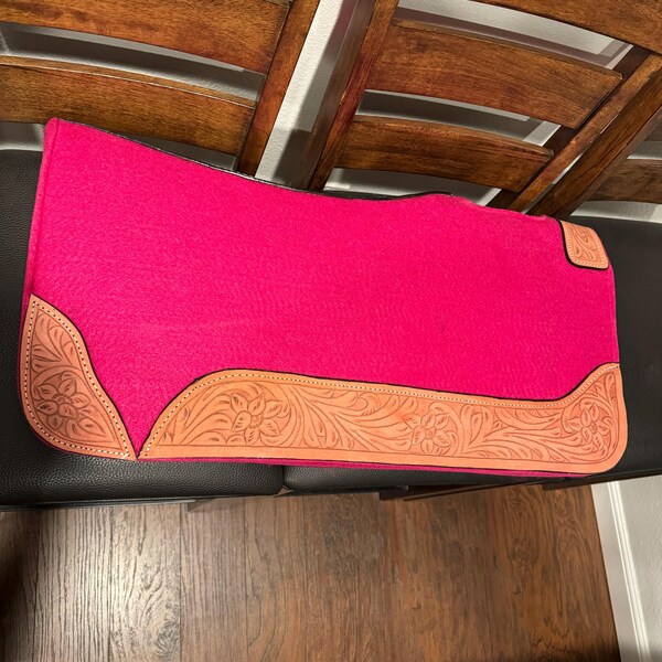 Custom Made Western Saddle Tapaderos Stirrups Leather Handmade Sewn ...