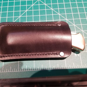 Leather EDC Pocket Knife Slip Build Your Own Pick Your Leather Color ...