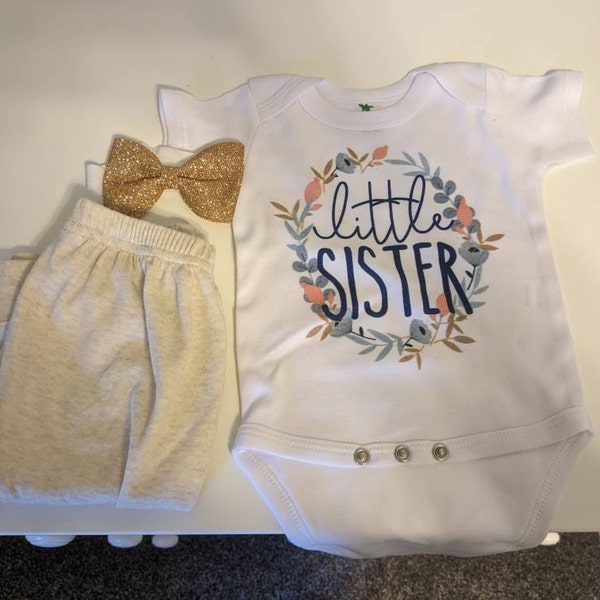 Big Brother/little Sister Matching Sibling Set. Baby Shower Gift. Take ...