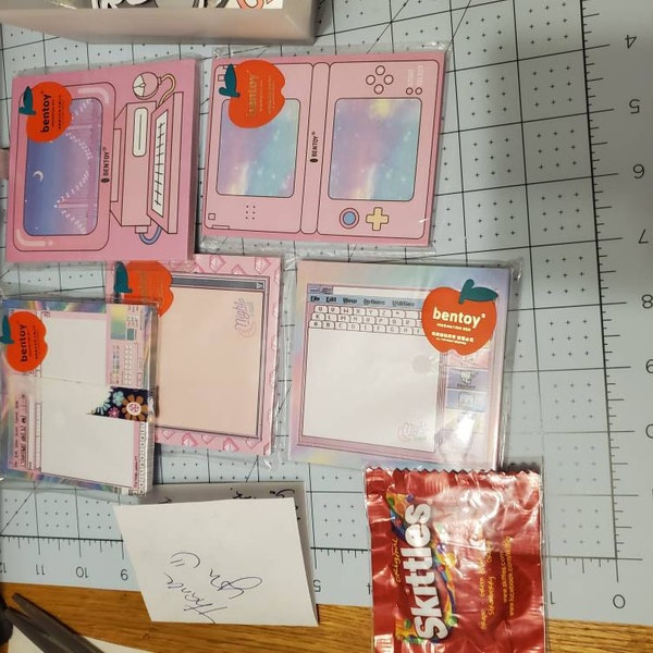 Kawaii Stationary Computer Designs; Sticker Notepads/ Cutesuppliesshop ...