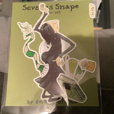 Severus Snape Sticker Set - Etsy