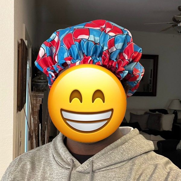 Orange Squares Silky Durag, Satin Durag, Designer Durag, Silk Durag ...