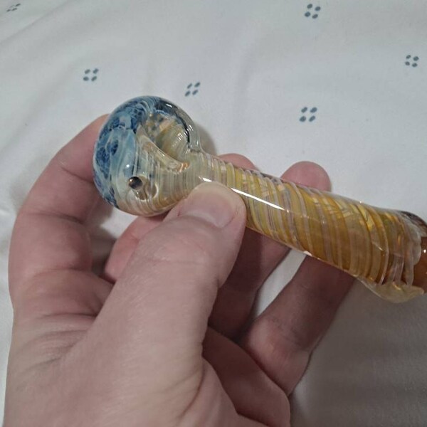 Mystery Glass Pipes Smoking Hand Pipe Glass Handmade Unique Bowl Small ...