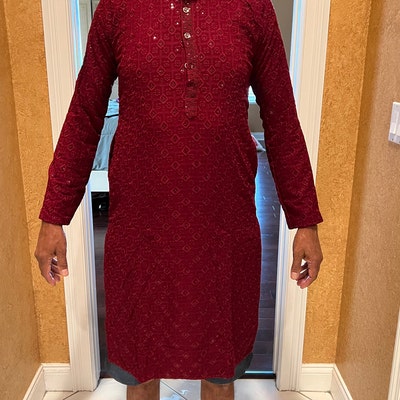 Rounded Design Organic Clothing Black Muslim Pakistani Dress Eastern ...