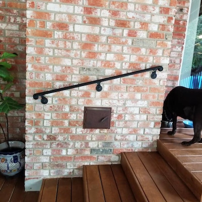 Metal Handrail 2 Molding Cap Volute Flat Black - Etsy